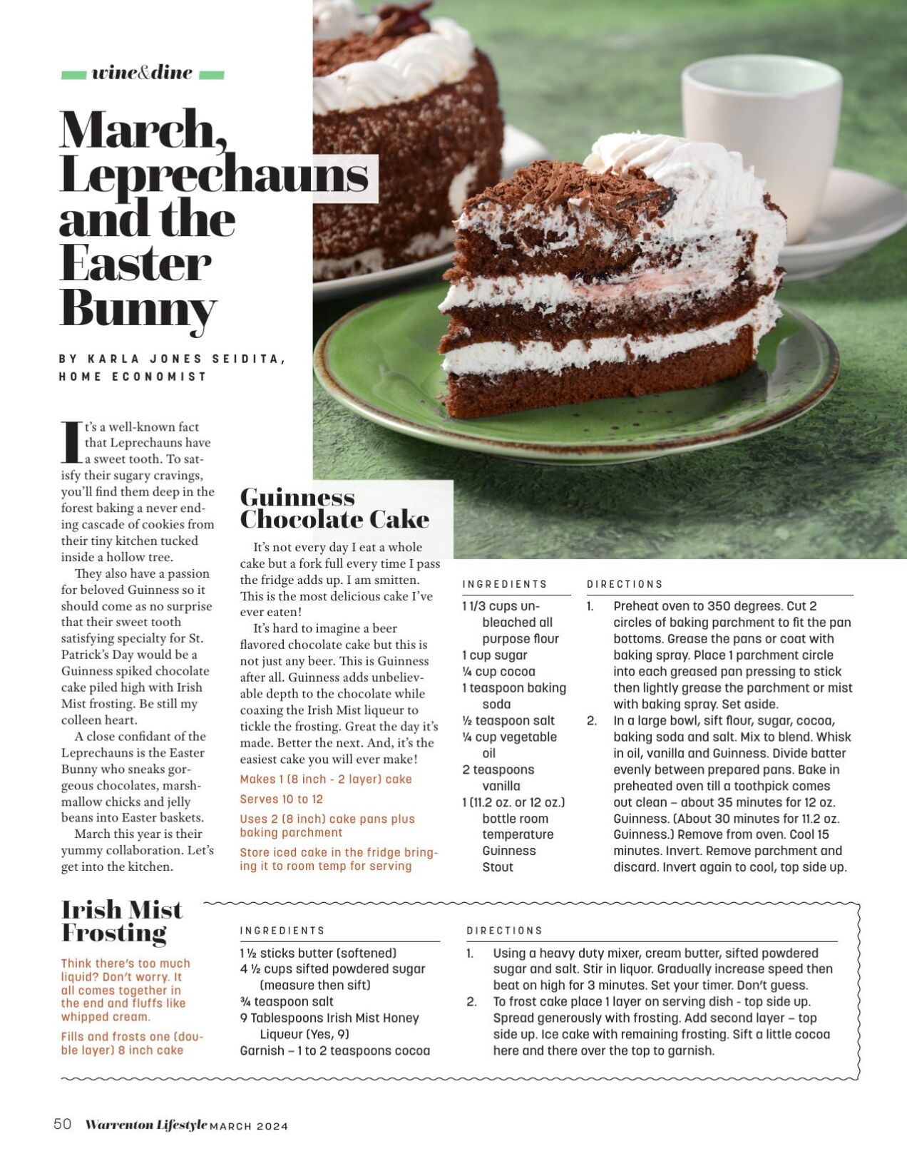 Leprechauns and the Easter Bunny: Recipes for the March holidays ...