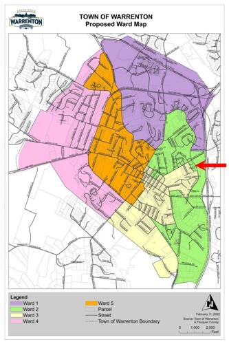 Warrenton adopts new ward map | Government & Politics | fauquiernow.com