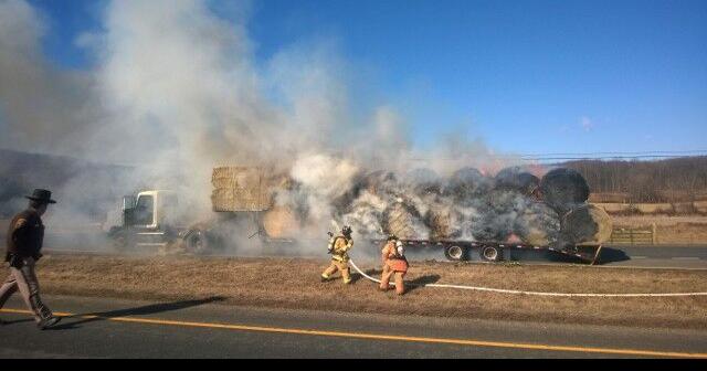 Hay Truck Fire | Public Safety & Crime | fauquiernow.com