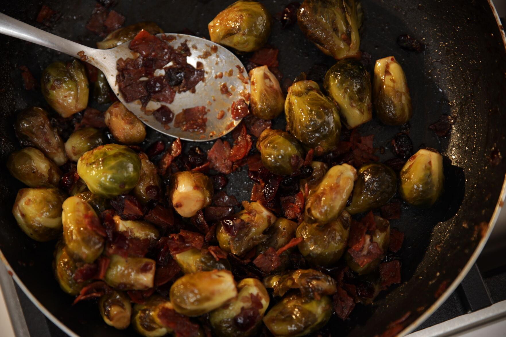 Sautéed Brussels sprouts and chorizo: Made with love and good for the ...
