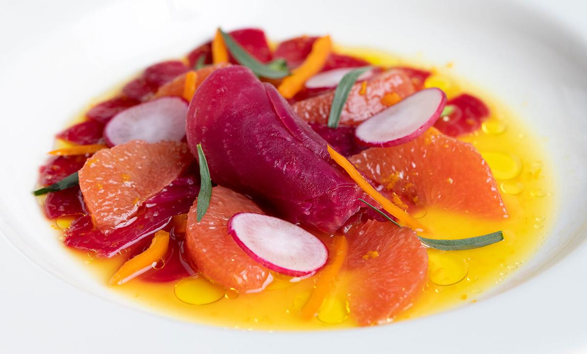 Beet & Grapefruit Tiradito | Snacks & Sides | feastandfield.net