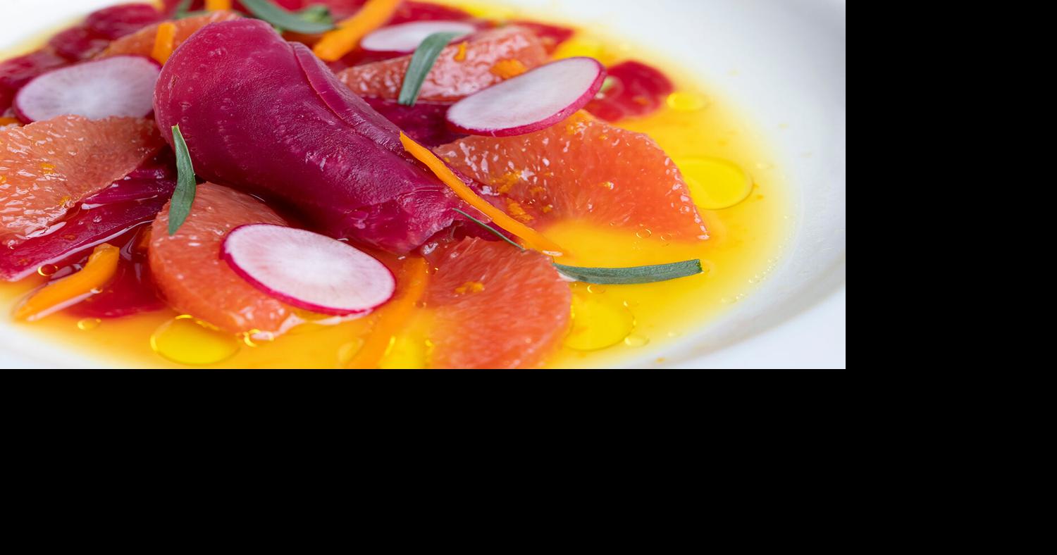 Beet & Grapefruit Tiradito | Snacks & Sides | feastandfield.net