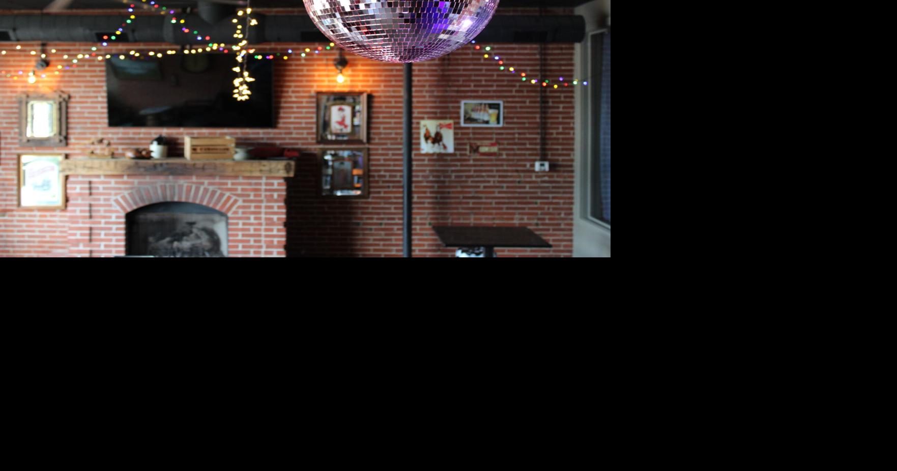 Sneaky's BAr & Burger Joint disco ball
