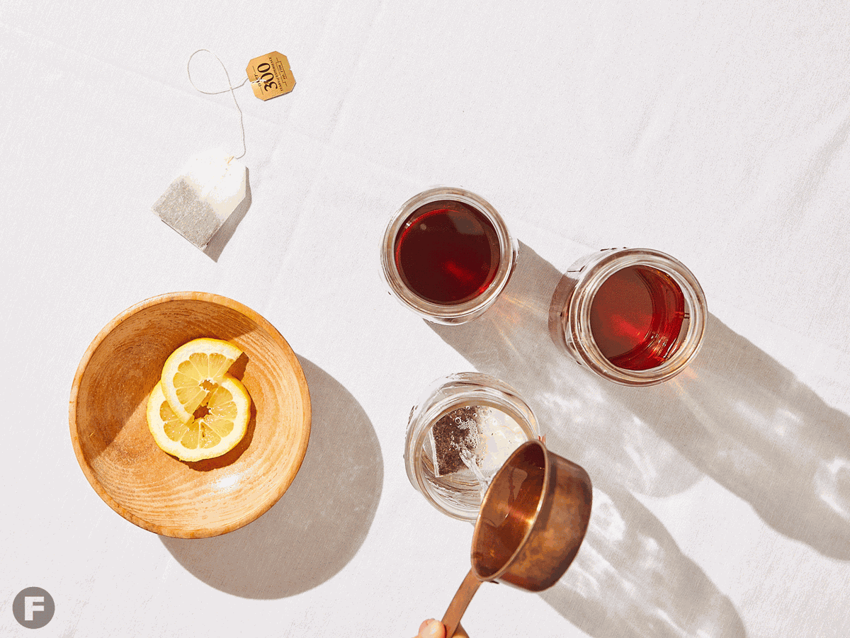 This spiked sun tea is the perfect warm-weather beverage
