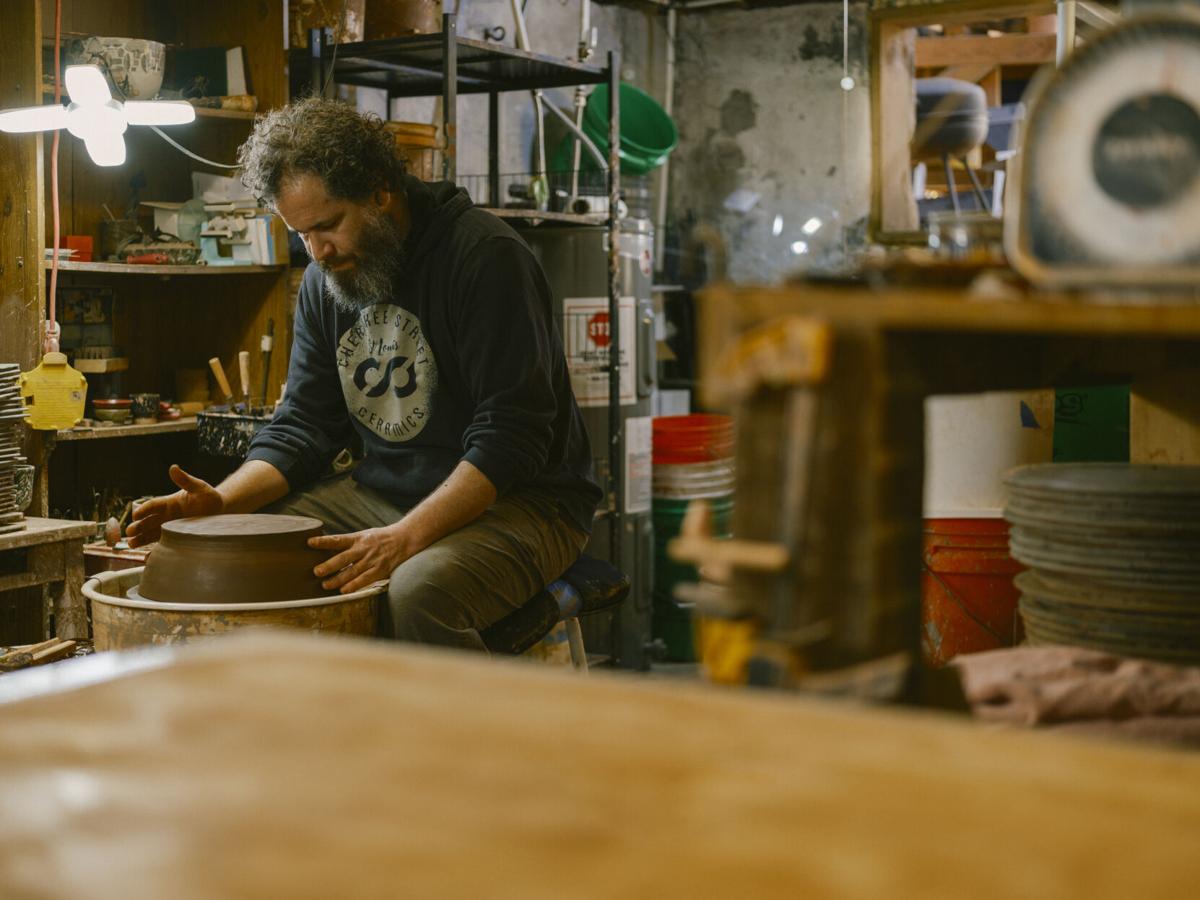 Jeremy Segel-Moss creates art with Cherokee Street Ceramics