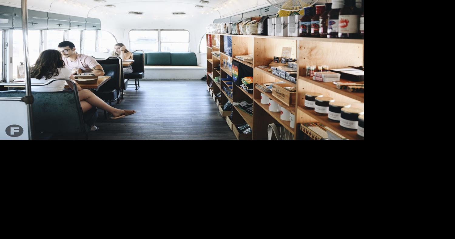 The Made in KC Trolley Café is serving drinks and selling local goods ...