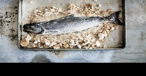 Salt-Crusted Salmon