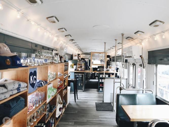 The Made in KC Trolley Café is serving drinks and selling local goods ...