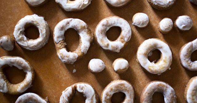 Gingerbread Donuts with Boiled Brown-Sugar Icing