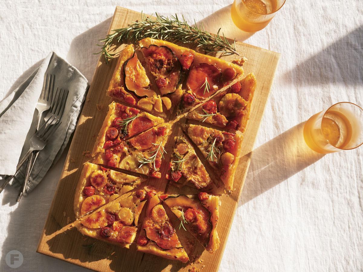 Root Vegetable Tarte Tatin