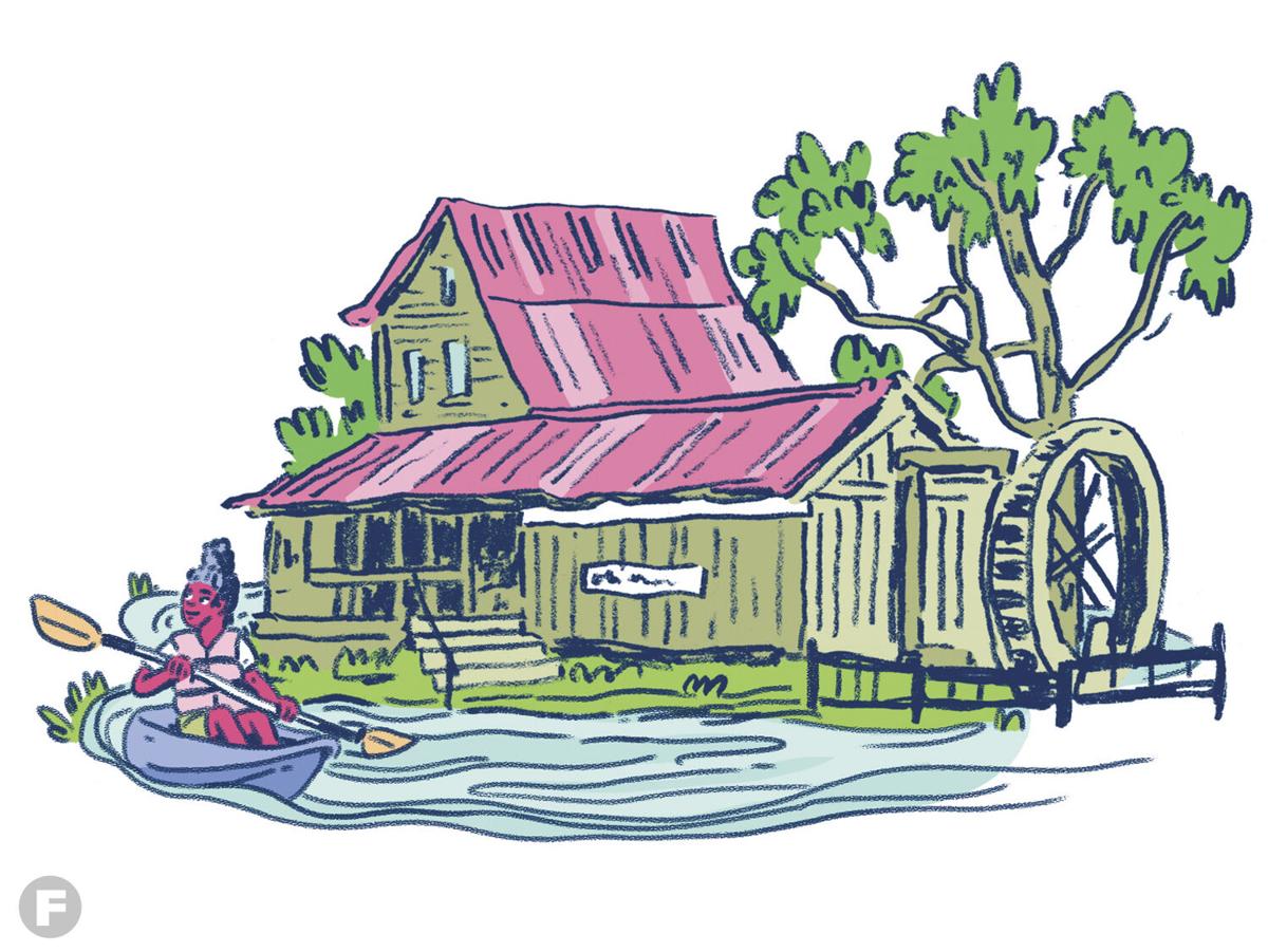 Dawt Mill in Tecumseh, Missouri