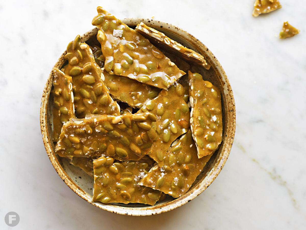 Spiced Pumpkin Seed Brittle