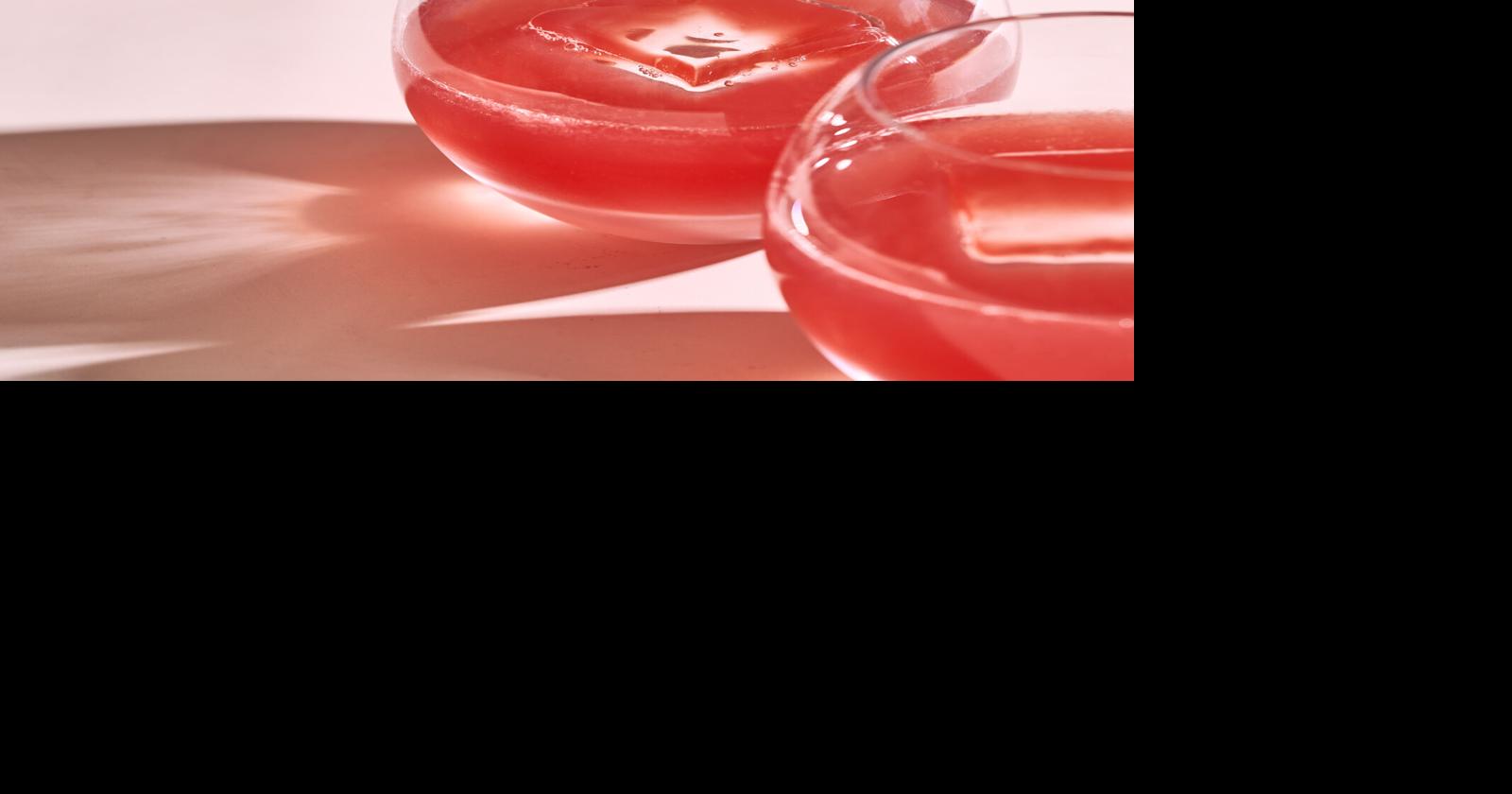 Pretty in Pink clarified cereal milk cocktail