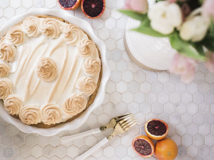 Blood Orange Meringue Pie