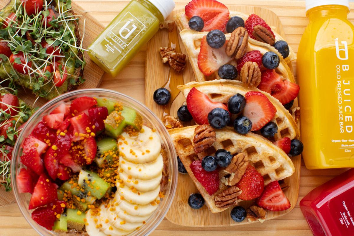 B Juiced offers organic juice and smoothie bowls in Ferguson