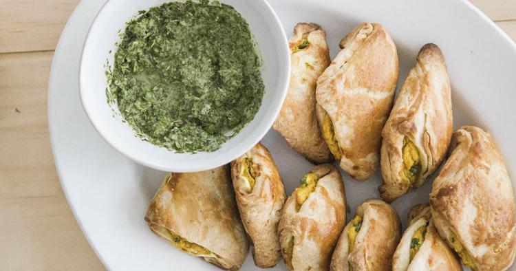 Baked Samosas with Leftover Mashed Potatoes