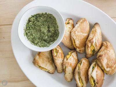 Baked Samosas with Leftover Mashed Potatoes