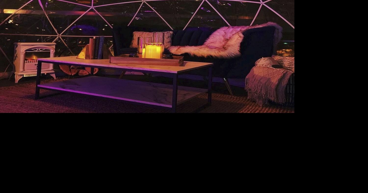 Nine Zero One, an 'igloo bar' at The Fontaine Hotel, offers multiple ...