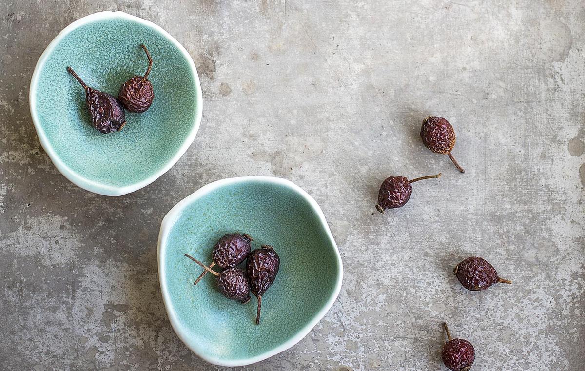 Rose Hip Purée Adds Sour, Floral Flavor to Crostini with Roasted Grapes ...