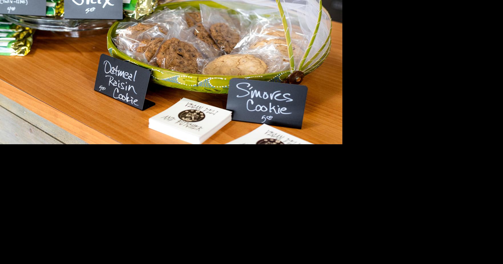 vegan deli and butcher sweets from side cookies