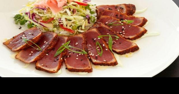 Blackened Ahi Tuna at Cooper’s Hawk Winery & Restaurant