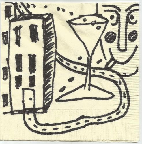 BOOZE DOODLES: Photographer Jane Linders' "Knicker Doodle"