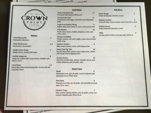Crown Point Tavern Now Open in North Kansas City, Serving Decadent ...