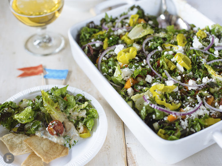 Layered Greek "Salad" Spread