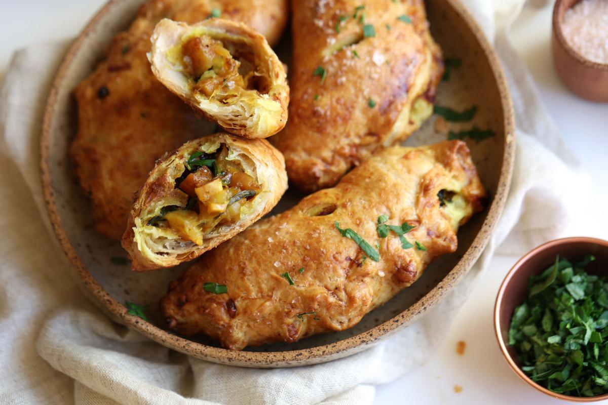 Recipe: Curried Potato, Spinach & Cheese Hand Pies