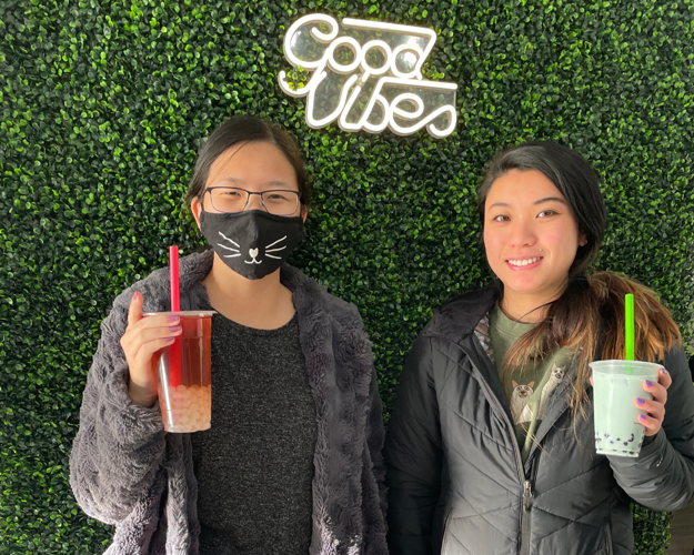 These sisters sell boba tea through their business Bo.co