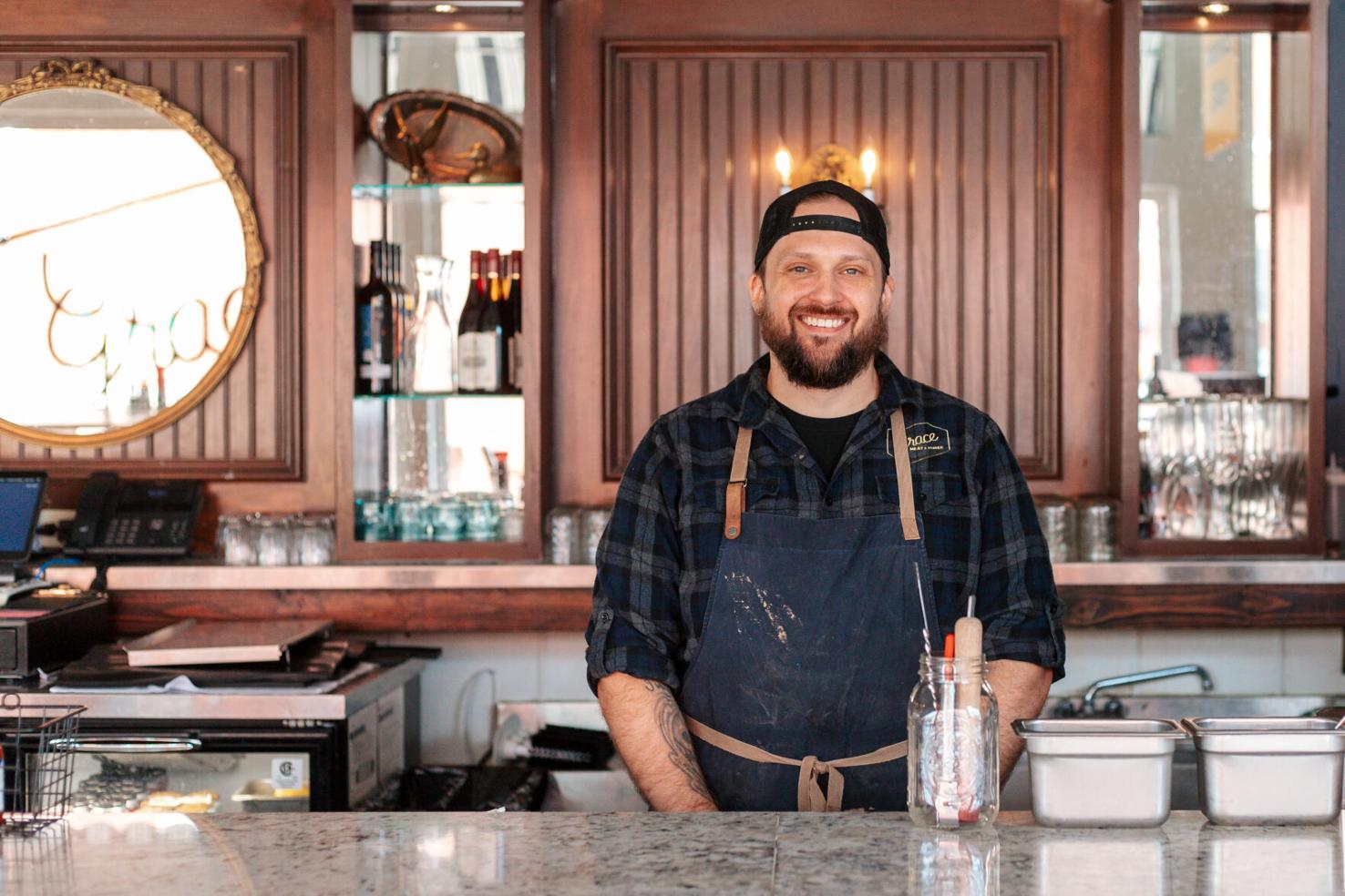 Executive chef Kenny Kiel of Grace Meat + Three in The Grove