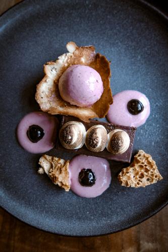 Pastry chef Amelia Lytle's desserts at Sidney Street Cafe are pure artistry