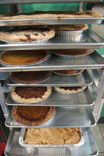 Rack of pies