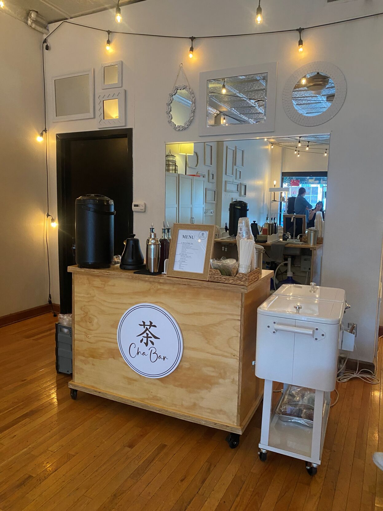 cha bar indoor cart