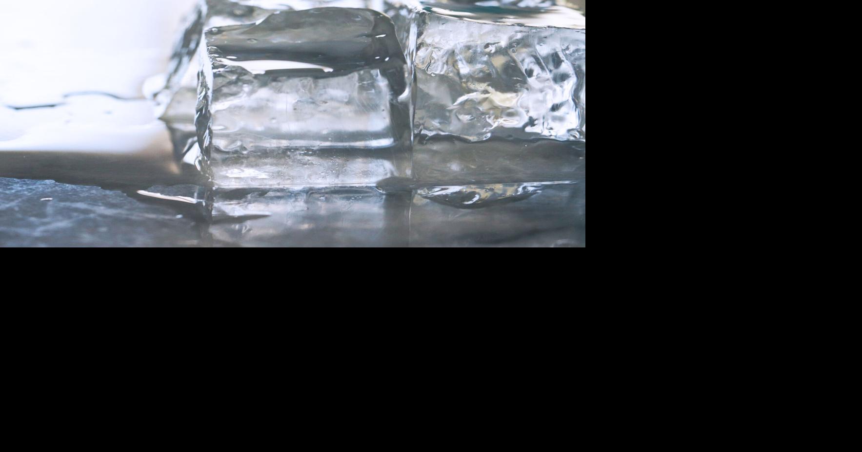 freezing ice cubes