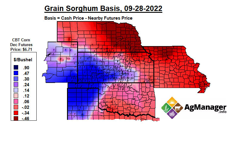 Basis Levels for Grain Sorghum | Marketing | feedlotmagazine.com