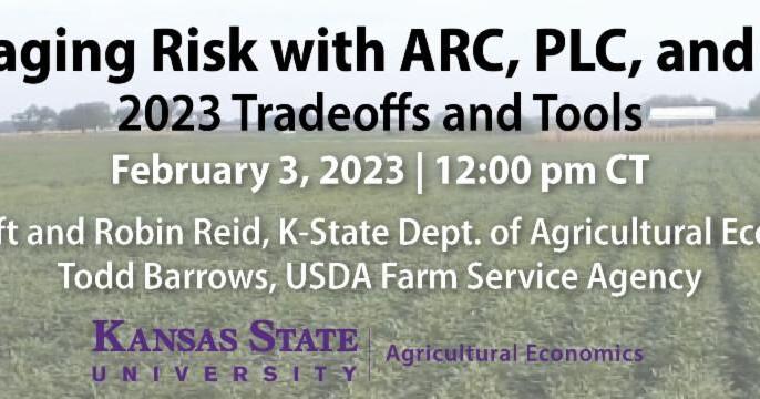 Managing Risk with ARC, PLC, and SCO: A K-State Webinar | Management ...