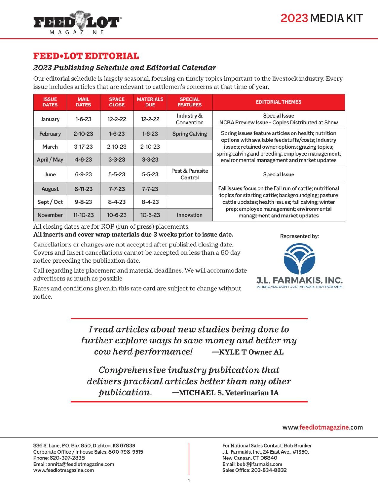 2023 Media Kit | Media Kit | feedlotmagazine.com