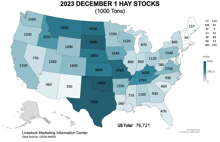 Southeast Winter Hay Stocks | Industry News | feedlotmagazine.com