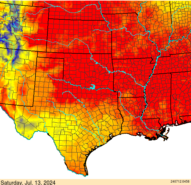 Cattle Heat Stress Forecast Maps from USMARC | Industry News ...