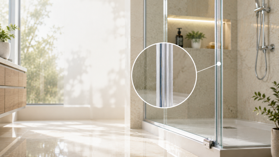 Small Shower Door Seal Details That Make a Bathroom Feel More Polished ...