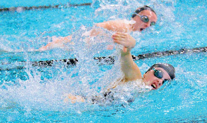Girls swimming: Izzy Enz, Brynn Stacey win four events each as No. 1 ...