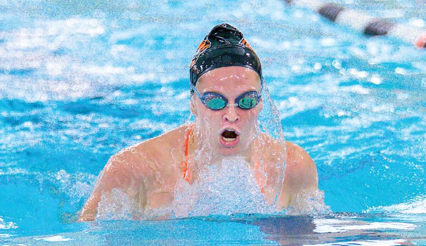 Girls swimming: Izzy Enz, Brynn Stacey win four events each as No. 1 ...