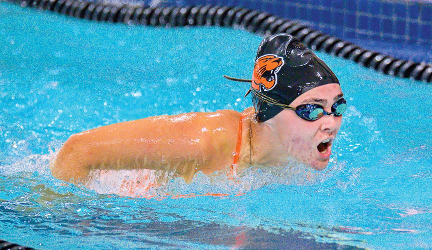 Girls swimming: Izzy Enz, Brynn Stacey win four events each as No. 1 ...