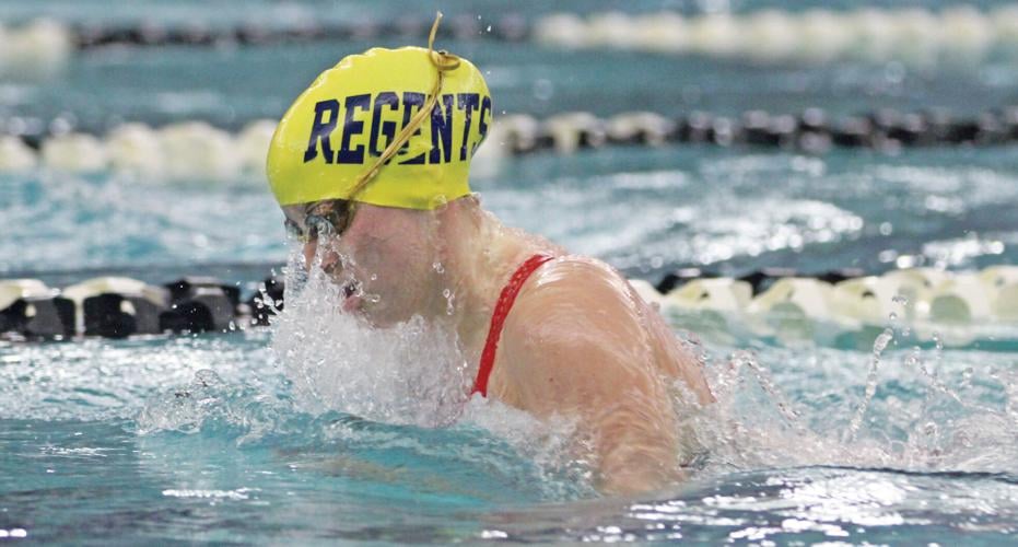 Girls swimming: Madison West places on podium twice at Division 1 state ...