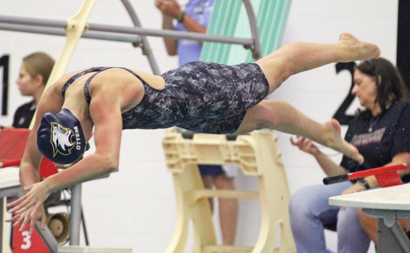 Girls swimming: Madison West places on podium twice at Division 1 state ...