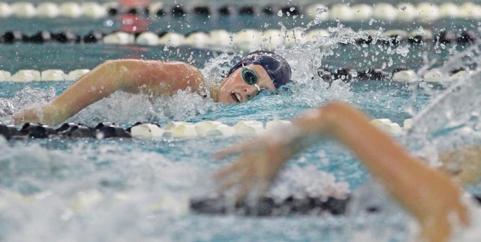 Girls swimming: Madison West places on podium twice at Division 1 state ...