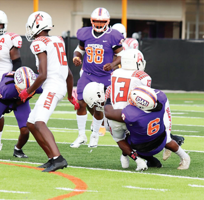 Edward Waters wins homecoming in 71-6 win over Atlantis University ...