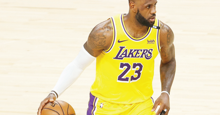 L.A. Lakers’ LeBron James switching jersey number back to No. 23 ...