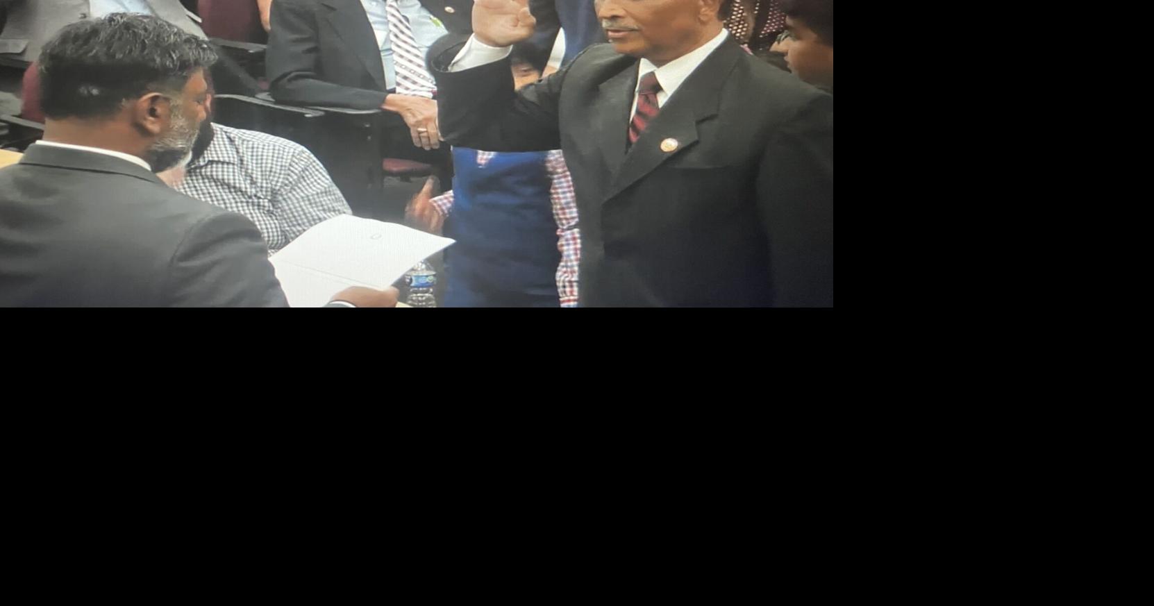 Mathews sworn in as new Stafford mayor / Fort Bend Star | County News ...